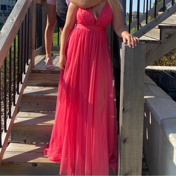 Windsor | Dresses | Pink Coral Colored Prom Dress | Poshmark